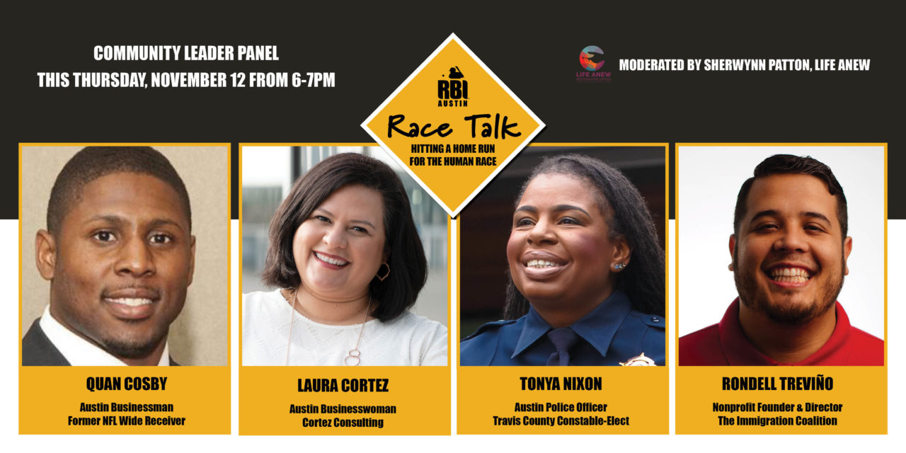 Race Talk: Community Leader Panelists - RBI Austin